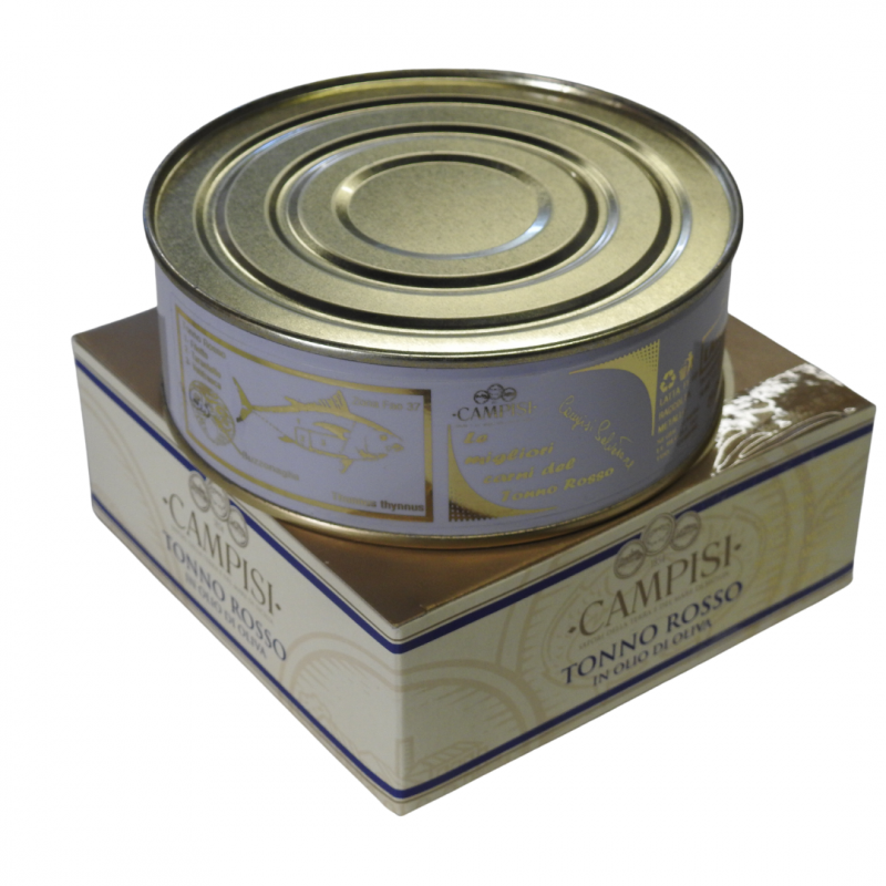 Bluefin Tuna Can - 4 Flavors in Olive Oil from Campisi Conserve